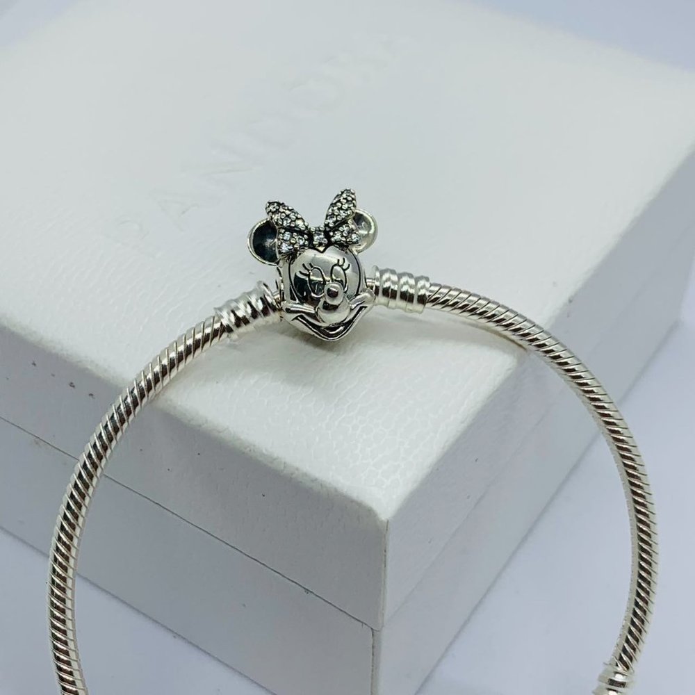 Pandora Disney Pandora Moments Pav Minnie Mouse Clasp… - Gem